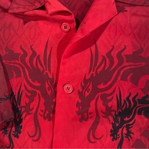 silver point | Shirts | Vintage 200s Silver Point Mens Dragon Shirt ...